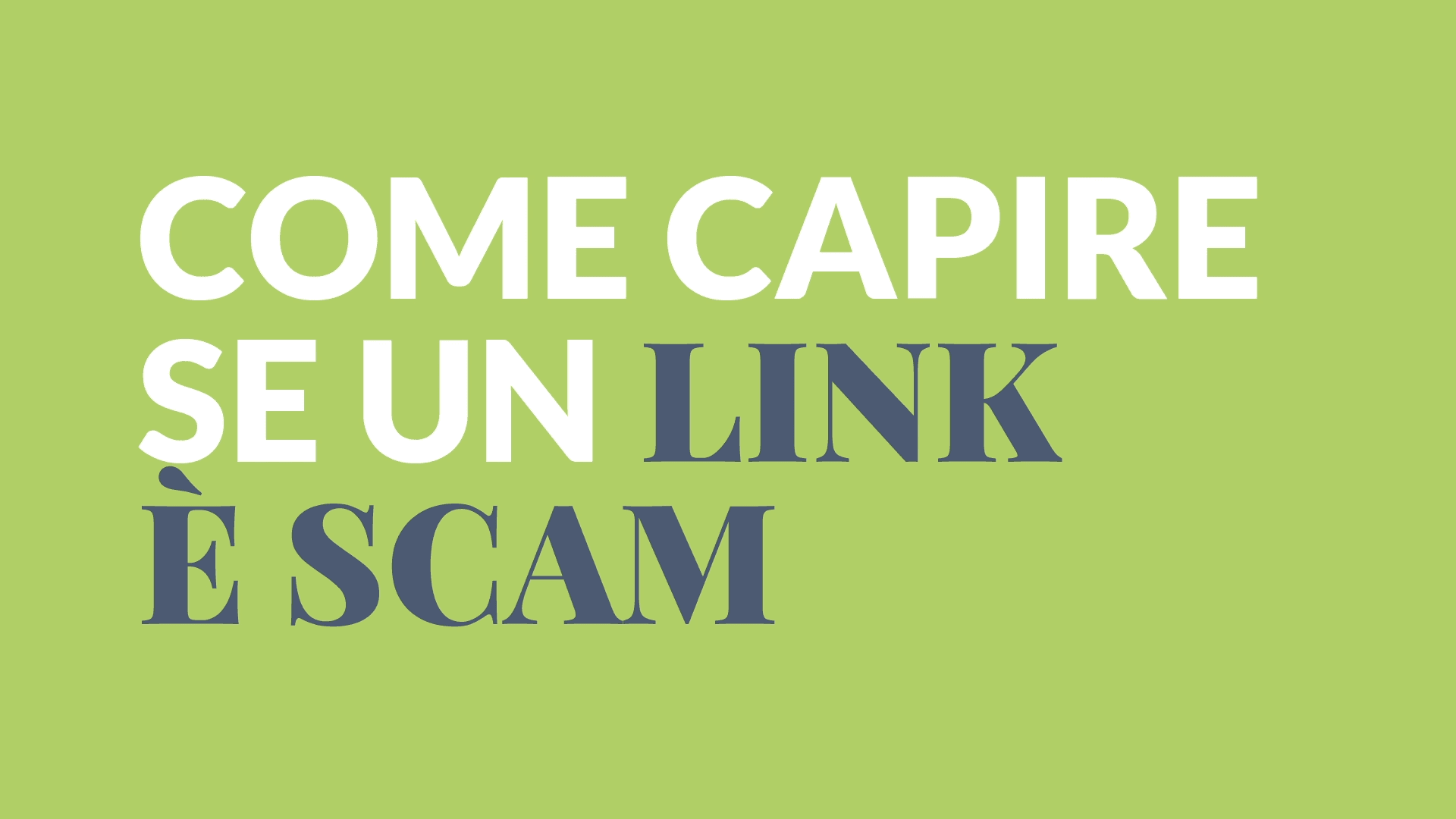 How to understand if a link is reliable or a "scam"